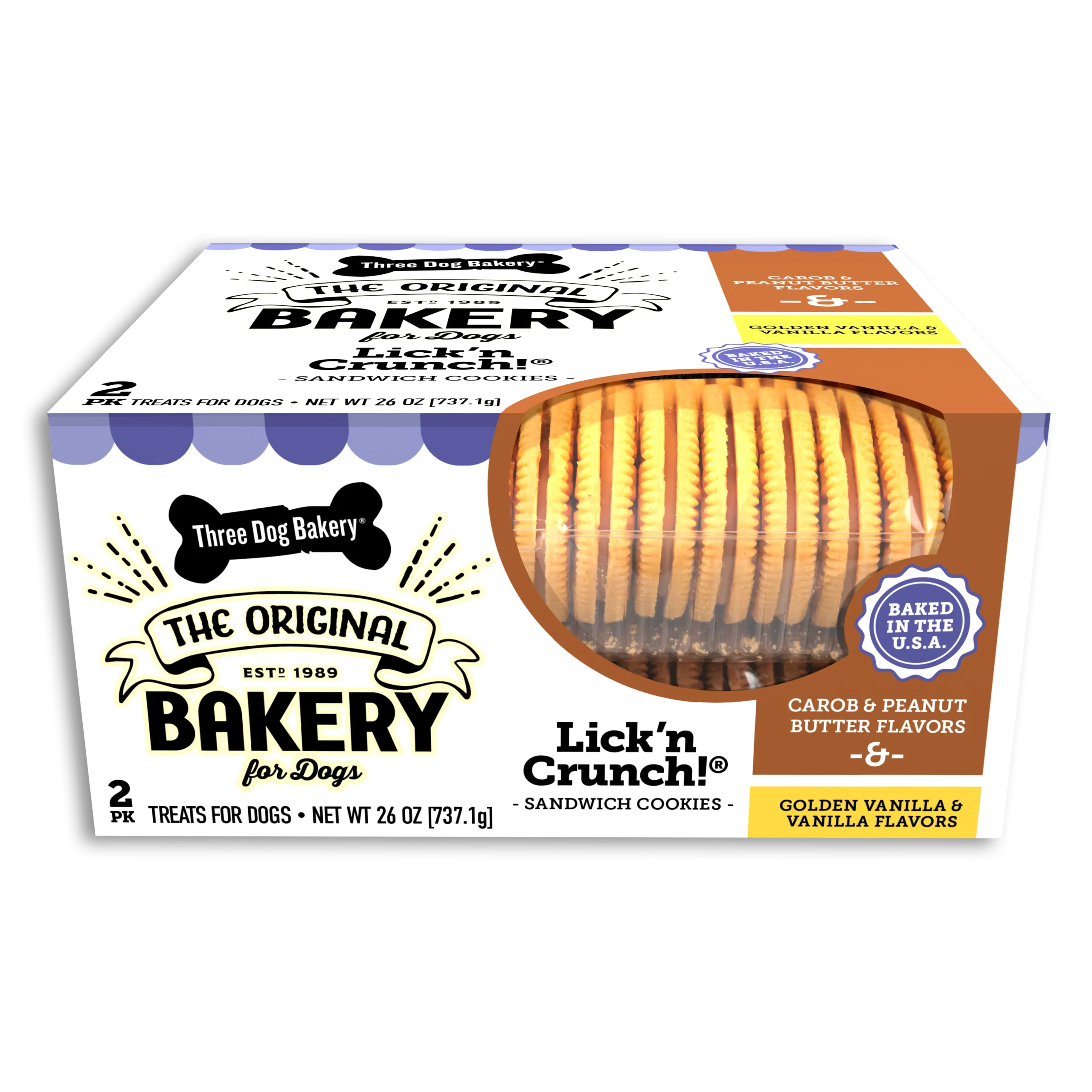 2-Pack Lick'n Crunch!® - Three Dog Bakery