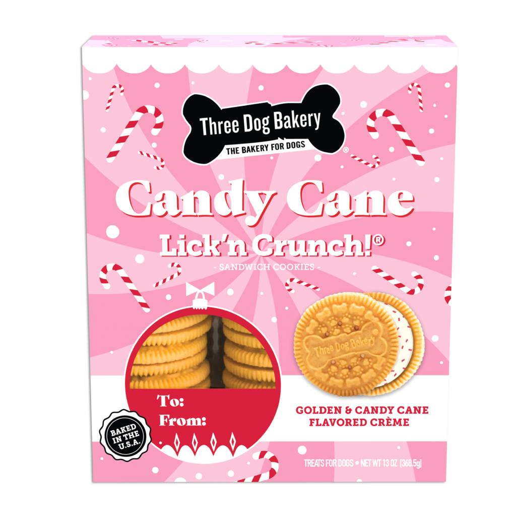 Candy Cane Lick'n Crunch!® - Three Dog Bakery