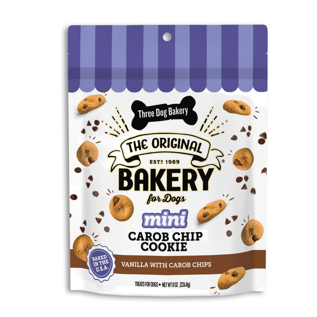 Mini Carob Chip Cookie - Three Dog Bakery